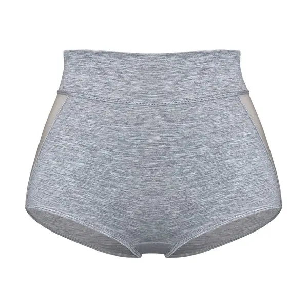 MONIQUE MORIN LINGERIE Core High Waisted Shorty - Grey