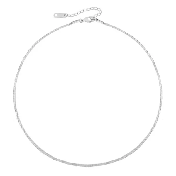 ARCTIC FOX & CO. Box Chain Necklace - Silver