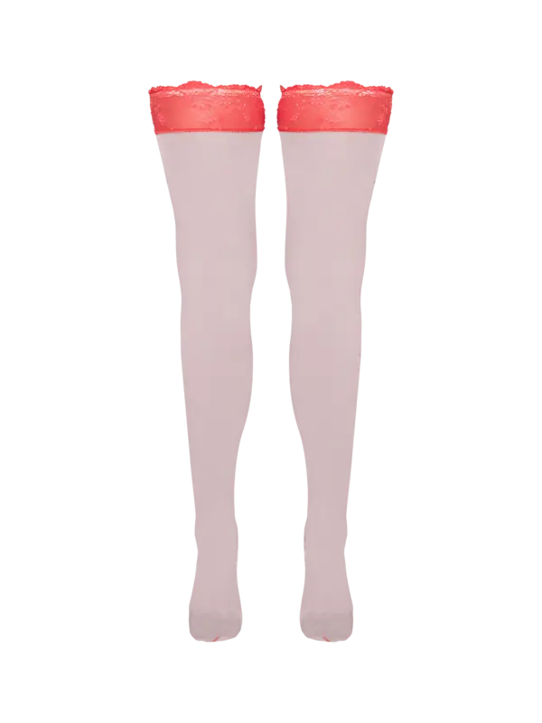 BONBON LINGERIE Griselda Stockings - Red