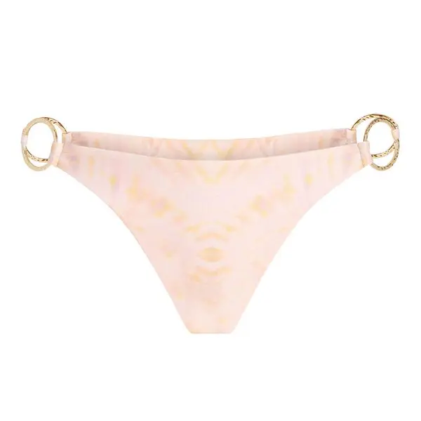 MARLEI Nalani Mid-rise Bikini Bottom - Orange/pink