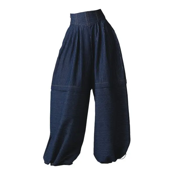 OFUURE Denim Pinstripe Convertible Pants