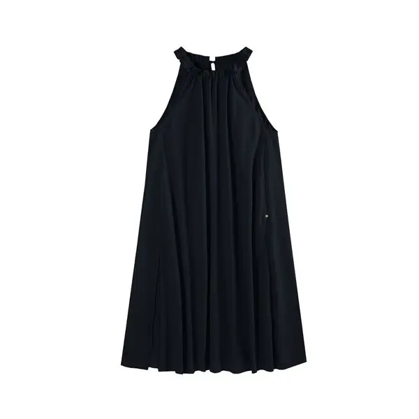 SUPESU Rosa Halter Neck Dress