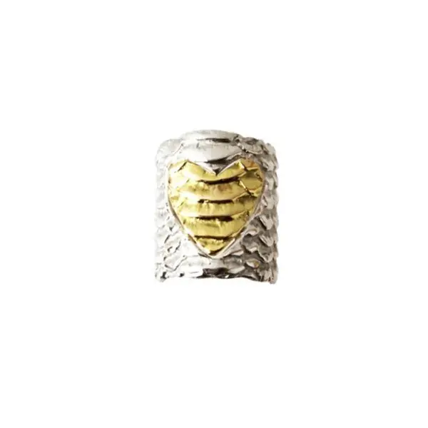 AKI ROC JEWELRY True Love Cuff Ring - Silver