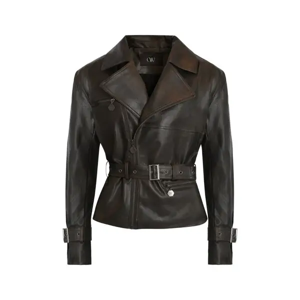 OW Daphne Faux Leather Jacket