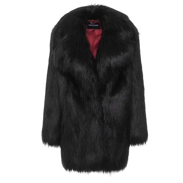 SEROTONINN Oversized Faux Fur Coat