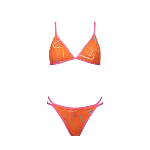 AULALA PARIS X Frost Sol Kissed Bikini Set - Orange
