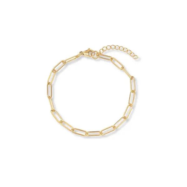 A WEATHERED PENNY Cable Chain Bracelet - Gold