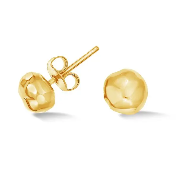 DOWER & HALL Signature Single Nugget Stud Earring - Gold