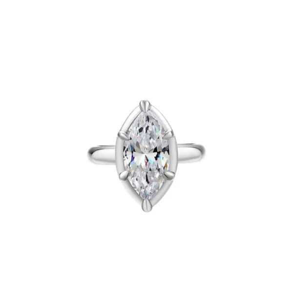ONEWILDONE Take Me As I Am Marquise Pinky Ring - Silver