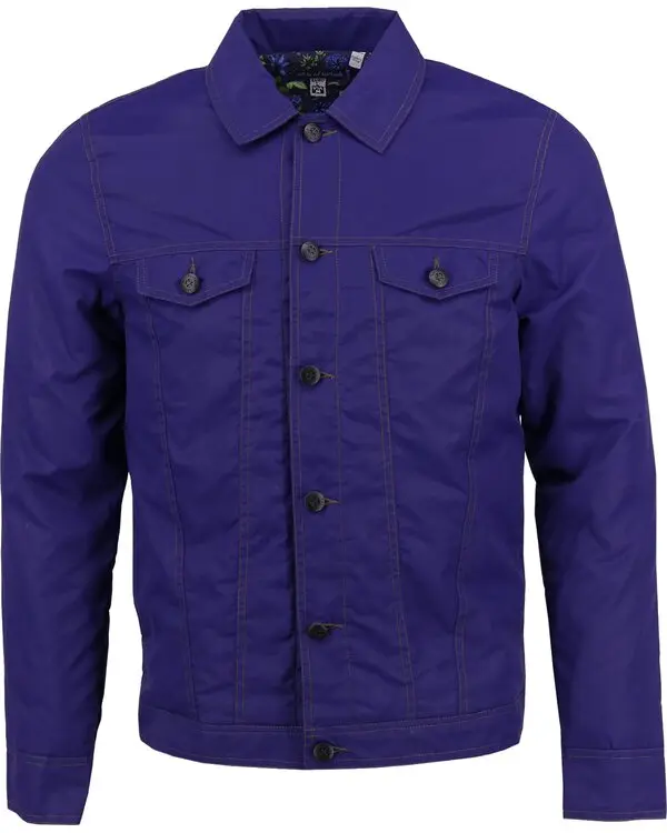 LORDS OF HARLECH James Trucker Jacket - Blue