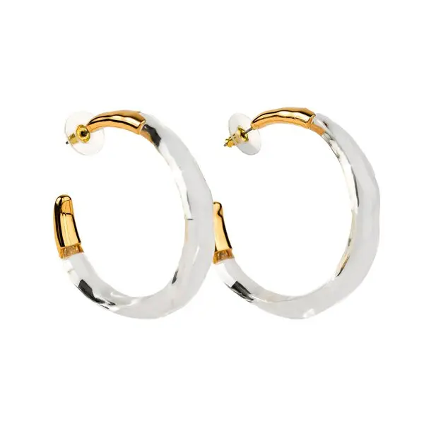 ZYNNIA COLLECTIVE Mega Bare Hoop Earrings - Gold