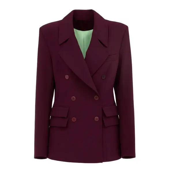 JULIA ALLERT Classic Tailored Double-breasted Blazer