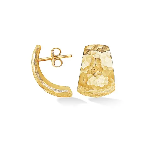 DOWER & HALL Vermeil Half Hoop Earrings - Gold