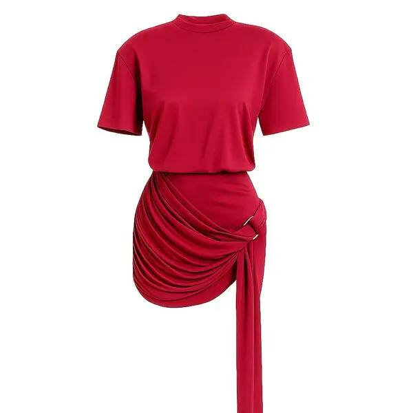 MAISON DE GALA Rhea Draped Mini Dress