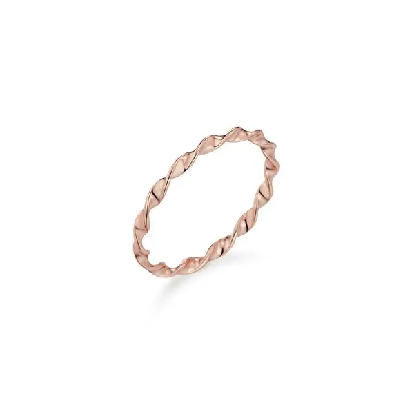 DIDIER DUBOT Miss. Doux Twisted Shade Ring - Rose Gold