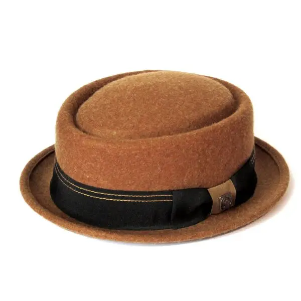 DASMARCA HATS Quintin Porkpie Hat - Brown