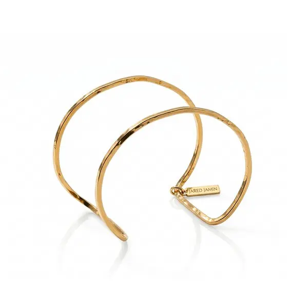 JAREDJAMIN Halo Forge Textured Cuff - Gold