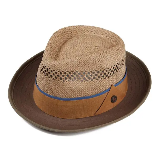 DASMARCA HATS Ronan Straw Fedora - Green