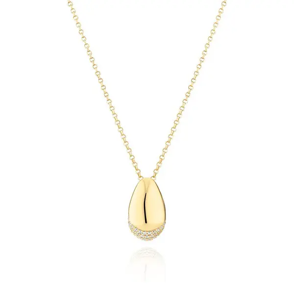SIF JAKOBS JEWELLERY Goccia Necklace - Gold