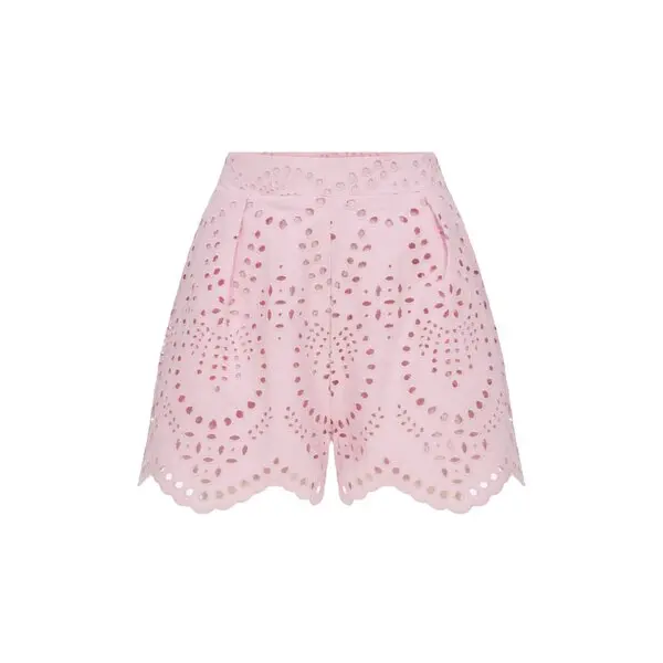 THISISU COLLECTION Solstice High-waisted Broderie Shorts