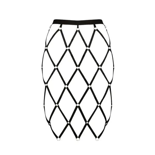 PROMEES Elastic Harness Skirt - Black