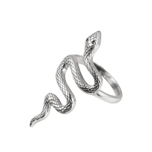 THE JEWELLERY STORE LONDON Detailed Snake Ring - Silver