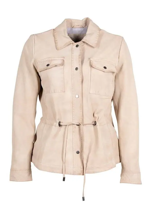 Mauritius Amaly Leather Shacket