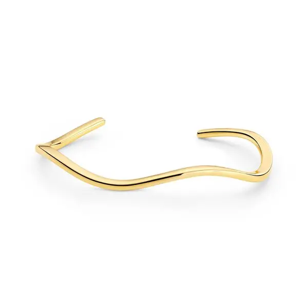 SIF JAKOBS JEWELLERY Ellera Waves Pianura Bangle - Gold