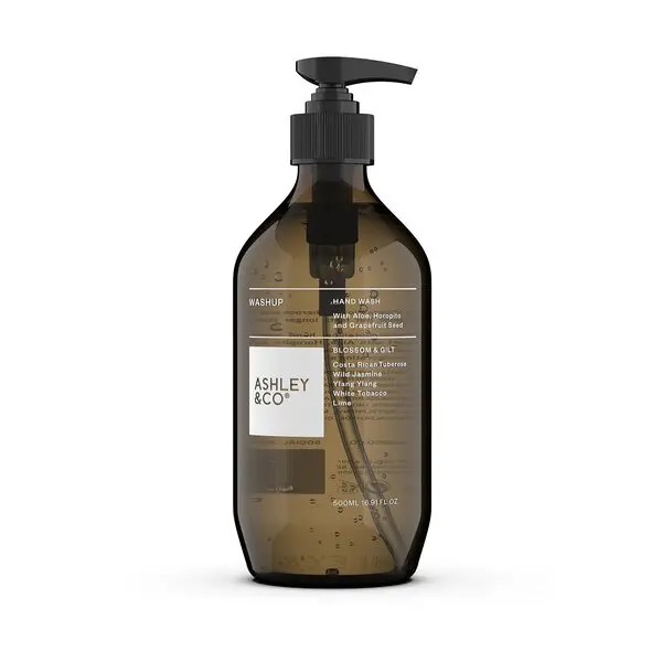 ASHLEY & CO Washup Hand Wash Blossom & Gilt - Green/white