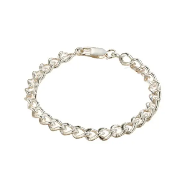 POSH TOTTY DESIGNS Medium Curb Chain Bracelet - Silver
