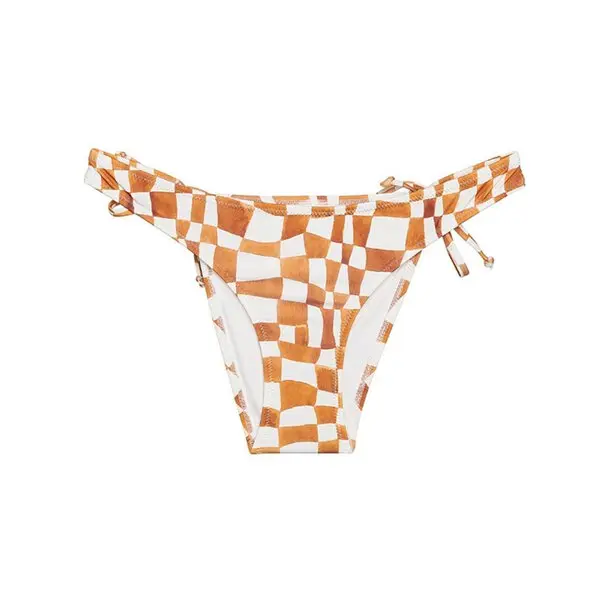 HELIOPHILIA Illusion Bikini Bottom - Beige/brown