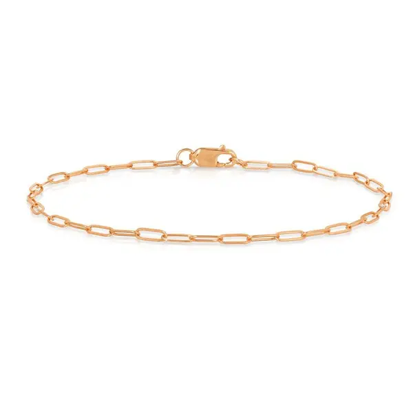 Maya Brenner Designs Element Short Link Bracelet 14k - Rose Gold