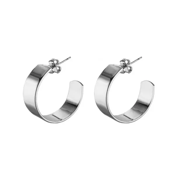 BIKO Liberty Hoops Small - Silver