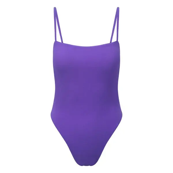 BLAKE SWIMWEAR Square Neck Swimsuit - Purple