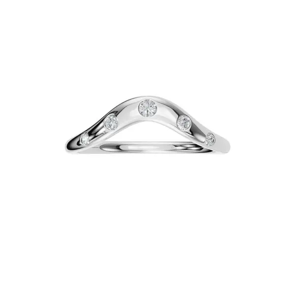 AYA FINE JEWELRY Eighteen Karat Gold And Diamond Band Ring - White