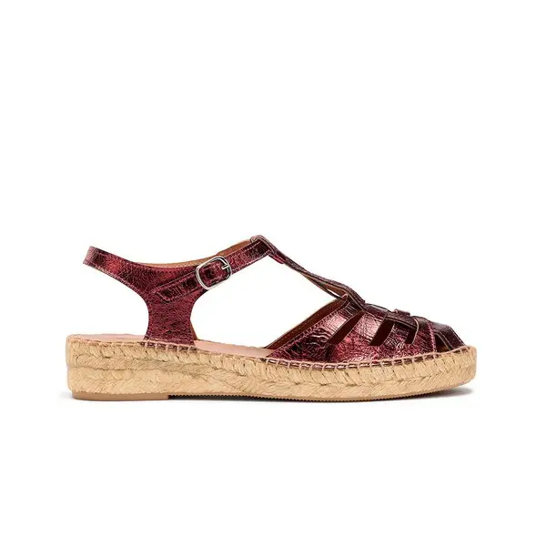 NAGUISA Bemol Eggplant Metal Espadrilles