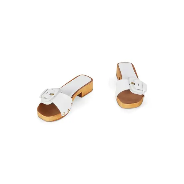 Intentionally Blank Mar Clogs - White