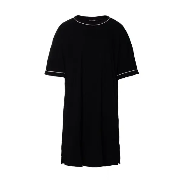 PRETTY YOU Bamboo Classic Tee Dress - Black