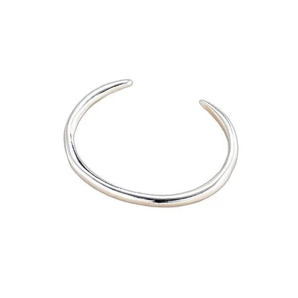 POSH TOTTY DESIGNS Talon Open Cuff Bangle - Silver