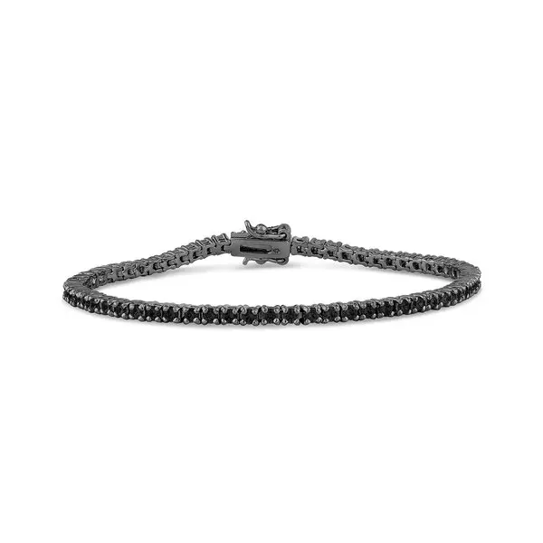 SALLY SKOUFIS Flirtation Bracelet With Cz Diamond Simulant - Black