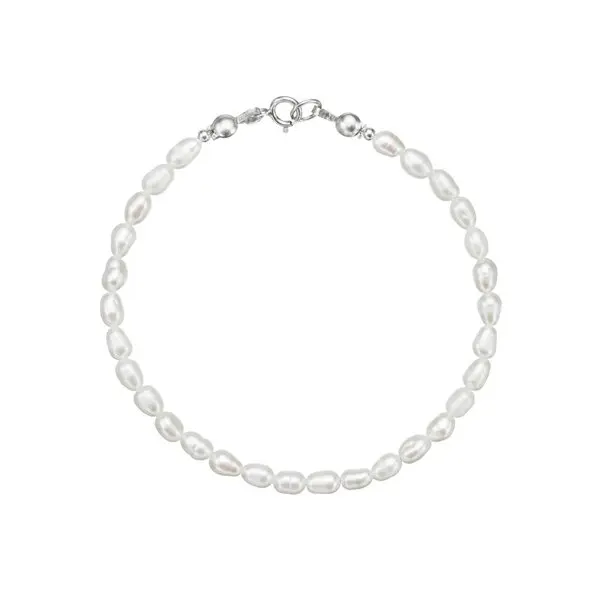 LILY & ROO Seed Pearl Bracelet - Silver