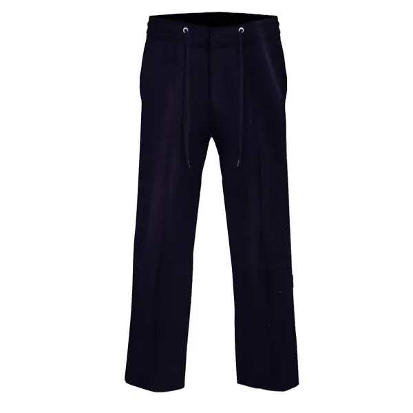 DAVID WEJ Washington Drawstring Corduroy Trousers - Blue