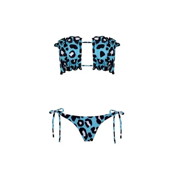 NUR KARAATA Printed Bikini Set