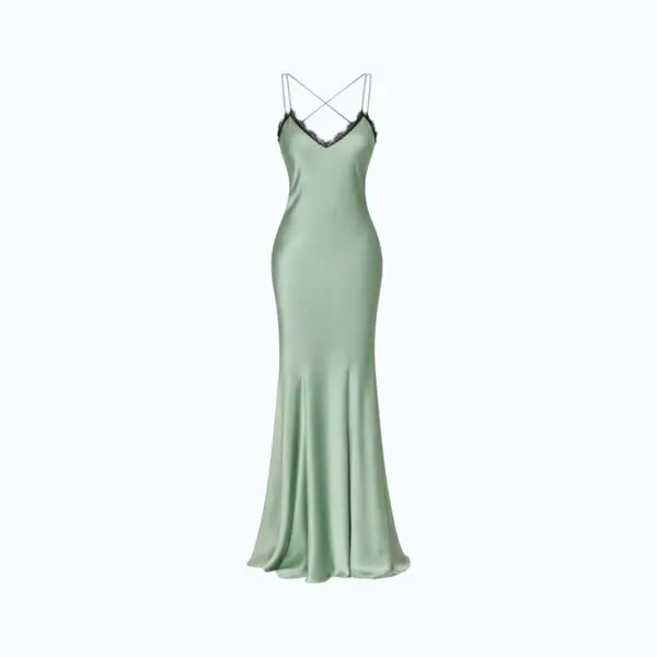 SUN CULTURE Amar Floor-length Slip Dress