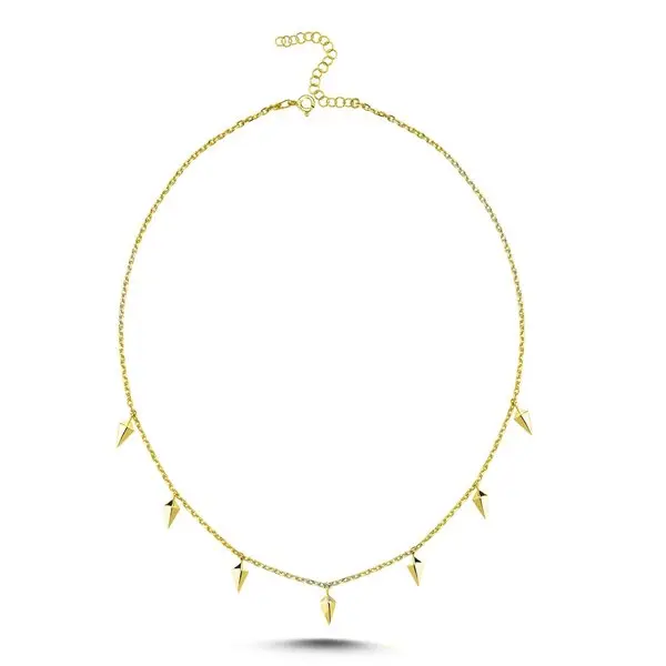 Mishka Sense Dangle Necklace - Gold