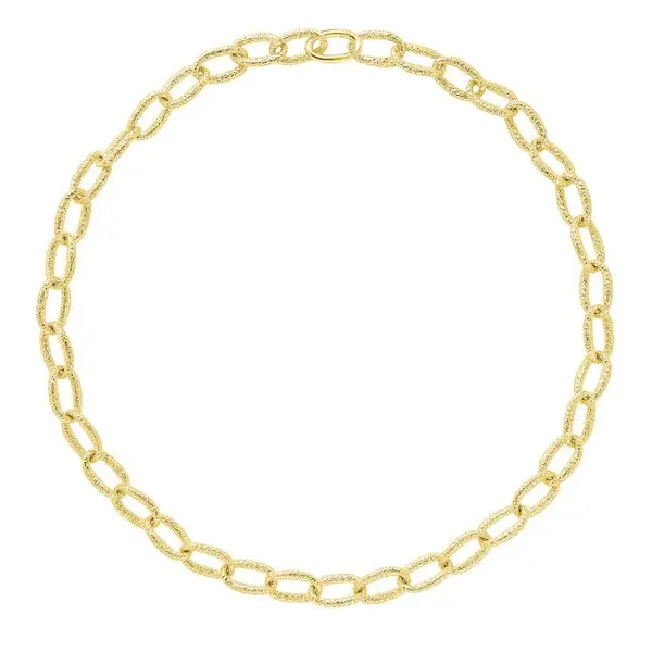 LUCY QUARTERMAINE Linked Hula Necklace - Gold