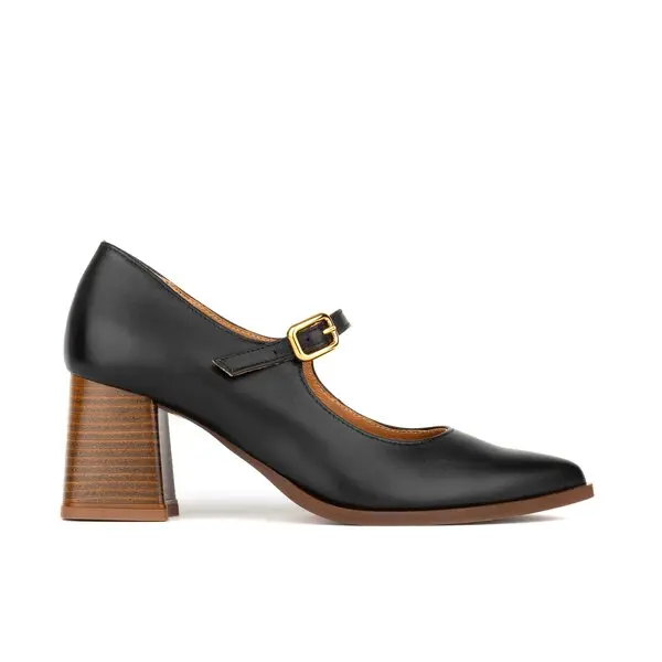 EMBASSY LONDON USA Hyde Leather Mary Jane Pumps