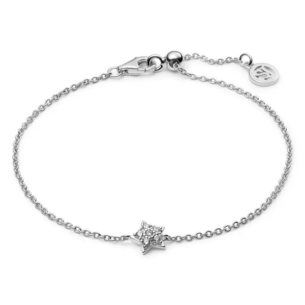 SIF JAKOBS JEWELLERY Astri Silver Bracelet - White/silver