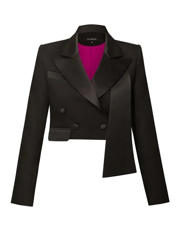 TIA DORRAINE Très Chic Cropped Blazer