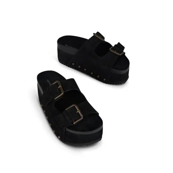 Intentionally Blank Cooper-2 Suede Platform Sandals